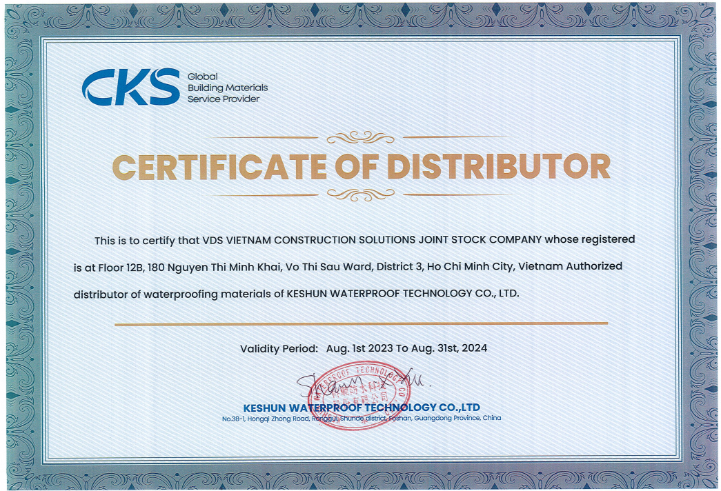 VDS chính thức là nhà phân phối các giải pháp xây dựng của Keshun tại ...